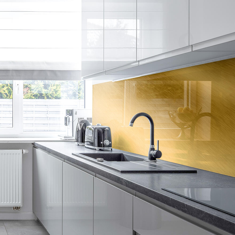 Premier Range Acrylic Splashbacks Brushed Gold and Accessories | eBay